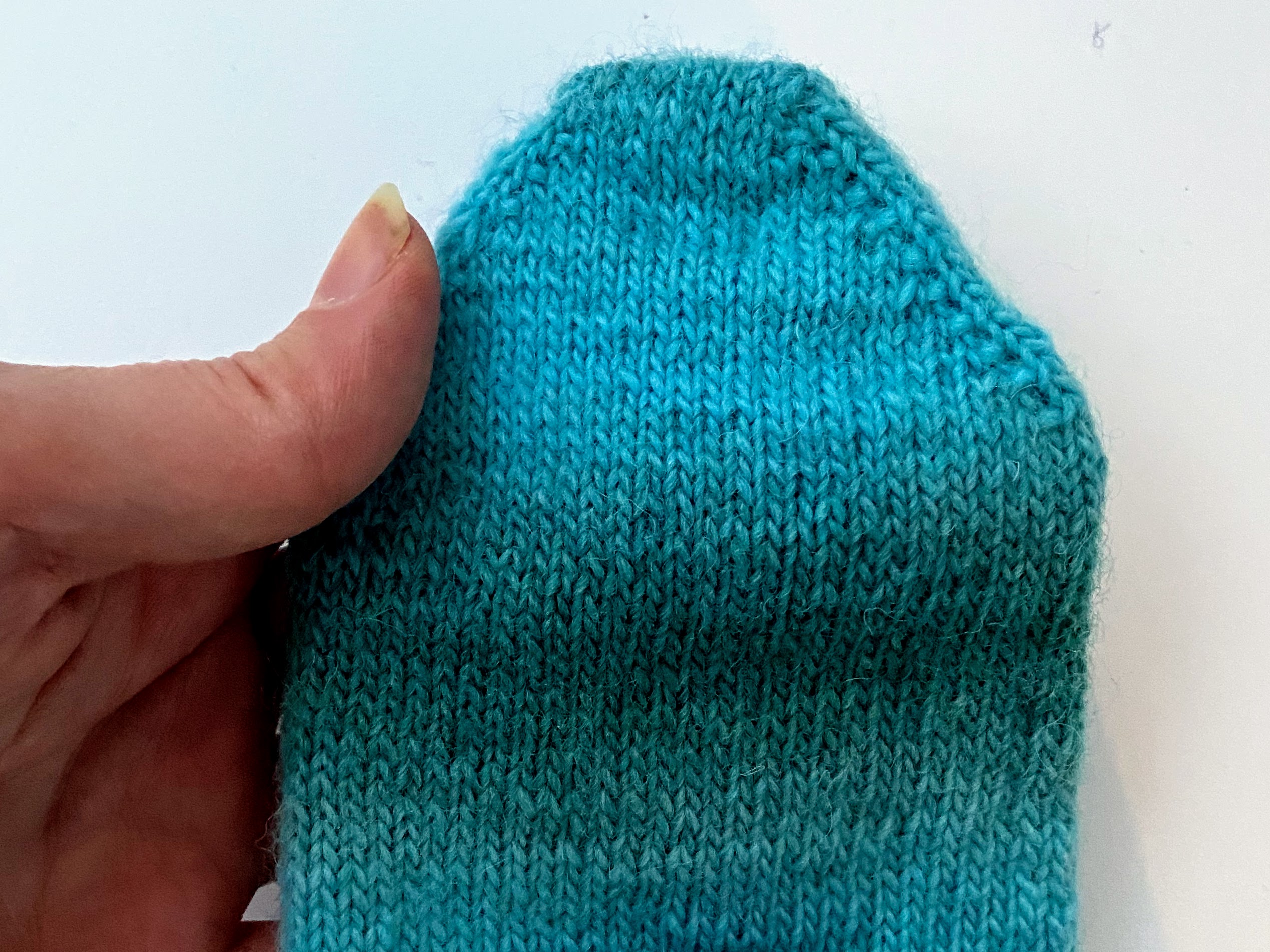Wedge Toe Pattern for Toe-Up Socks - Knitgrammer