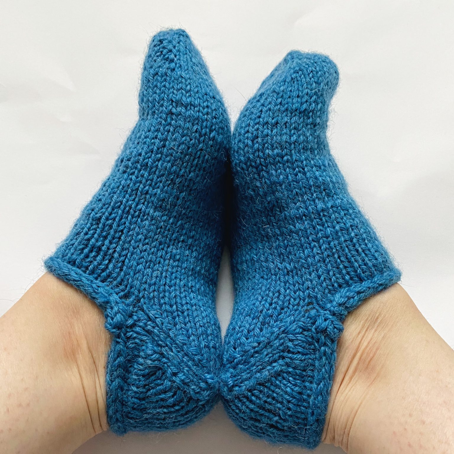 Dutch Heel Pattern for Cuff-Down Socks - Knitgrammer